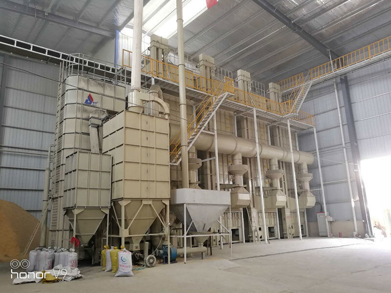 120 Ton Batch Type Rice Mill Dryer Machine Basis Sirkulasi Mengalir Sendiri