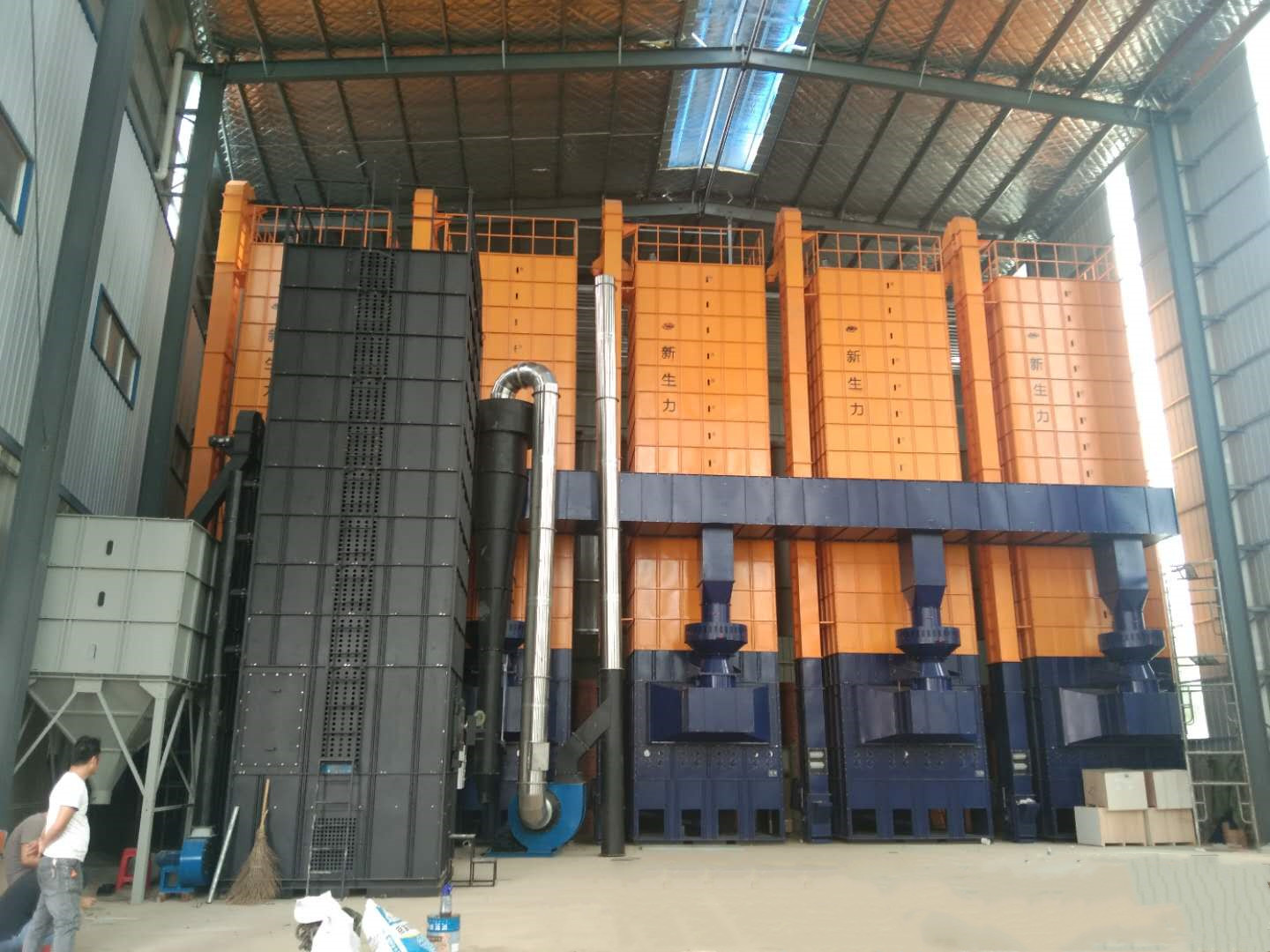 30 Ton Jenis Batch Mesin Pengering Padi Mentah Beras Stainless Steel